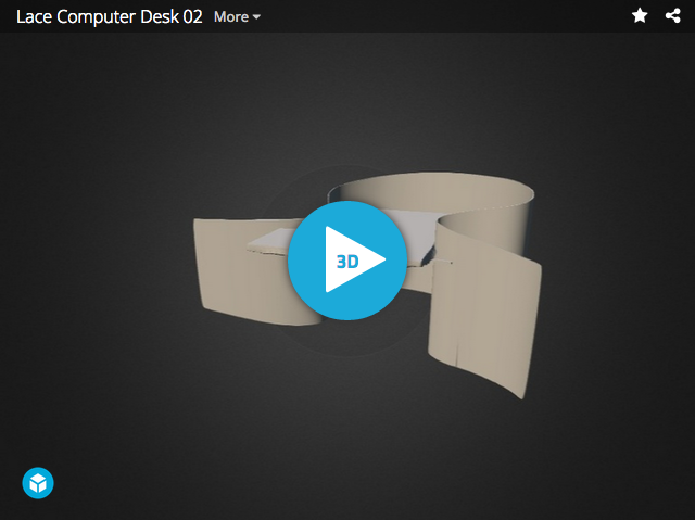 LACE Computer desk - Elisabeth CibotElisabeth Cibot